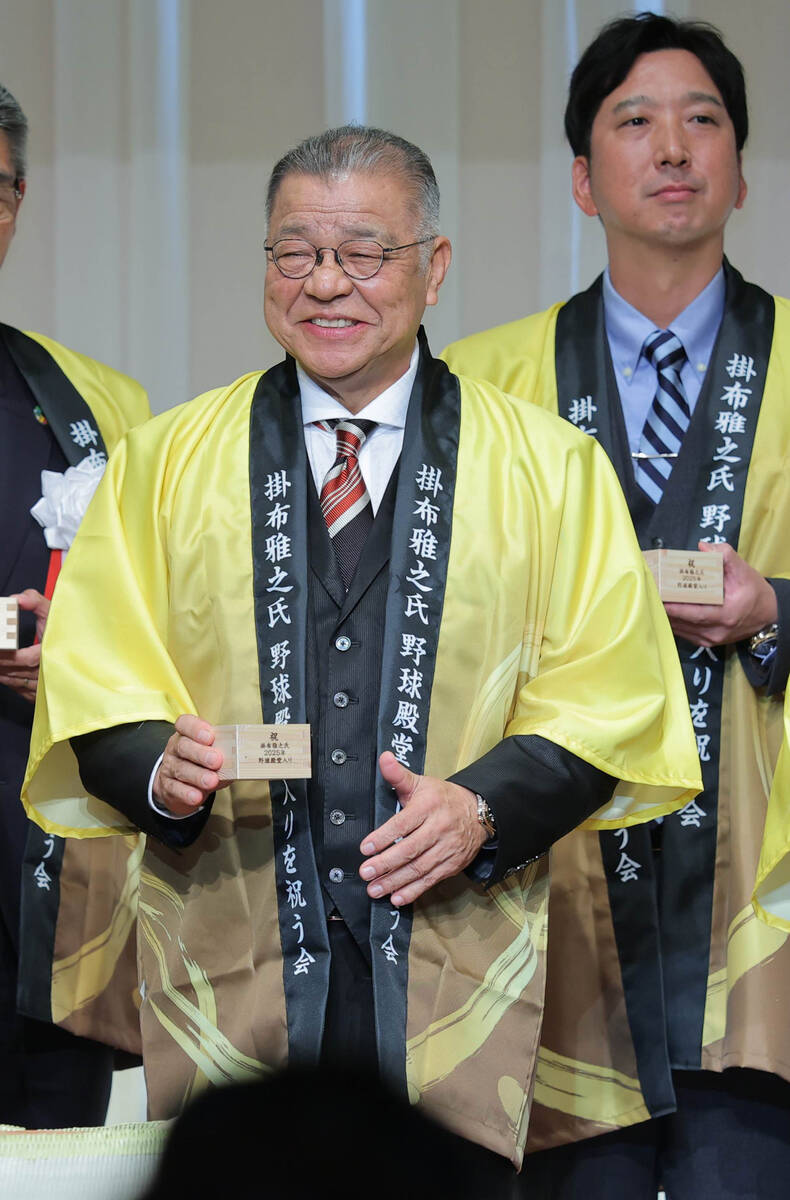 【阪神】ミスター・タイガース掛布雅之氏、野球殿堂入りを祝う会で万感の思い「本当に幸せな男」 - トピックス｜Infoseekニュース