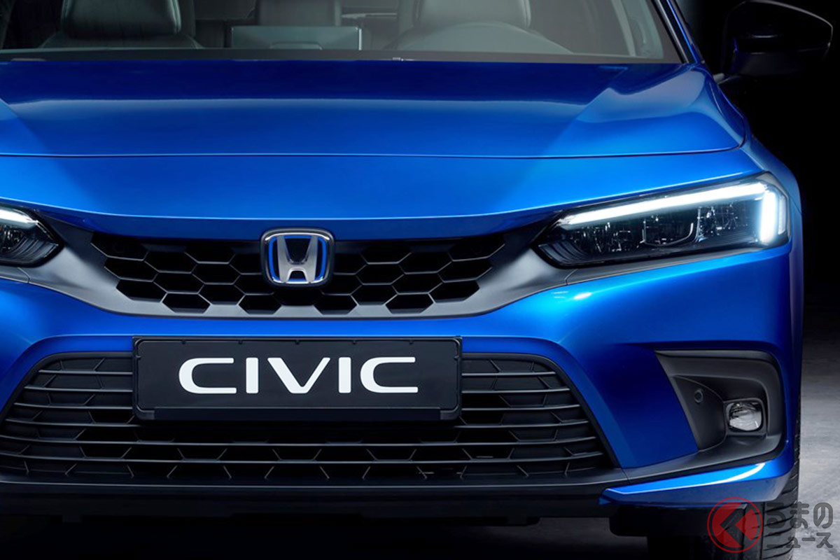 ホンダが新型「シビックHV」を世界初公開！ イケ顔モデルに新開発2リッター搭載！ 2022年秋に欧州で発売へ - 拡大写真｜Infoseekニュース