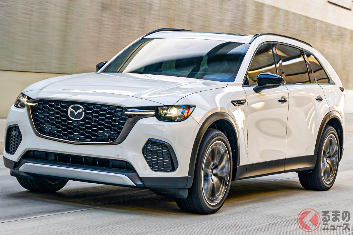 マツダ新型「CX-70」世界初公開！ 3.3リッター直6ターボ＆豪華内装採用！ 「マツダ最大の2列SUV」北米地域での狙いとは - 拡大写真｜Infoseekニュース
