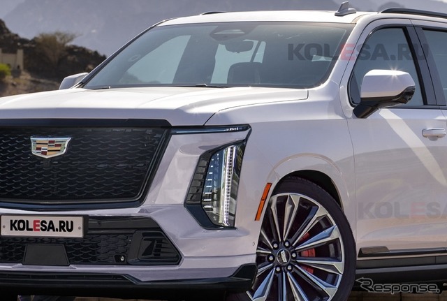 キャデラックの最高級SUV『エスカレード』、大胆フェイスで今夏デビューへ…デザイン大予想 - 拡大写真｜Infoseekニュース