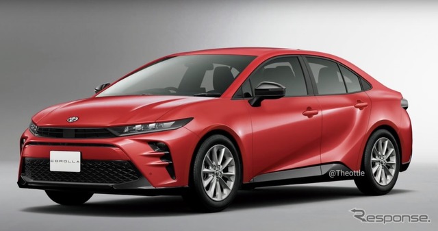 「クラウン顔」に賛否両論？ トヨタ『カローラ』次期型、予想デザインにSNSでの反響は - 拡大写真｜Infoseekニュース